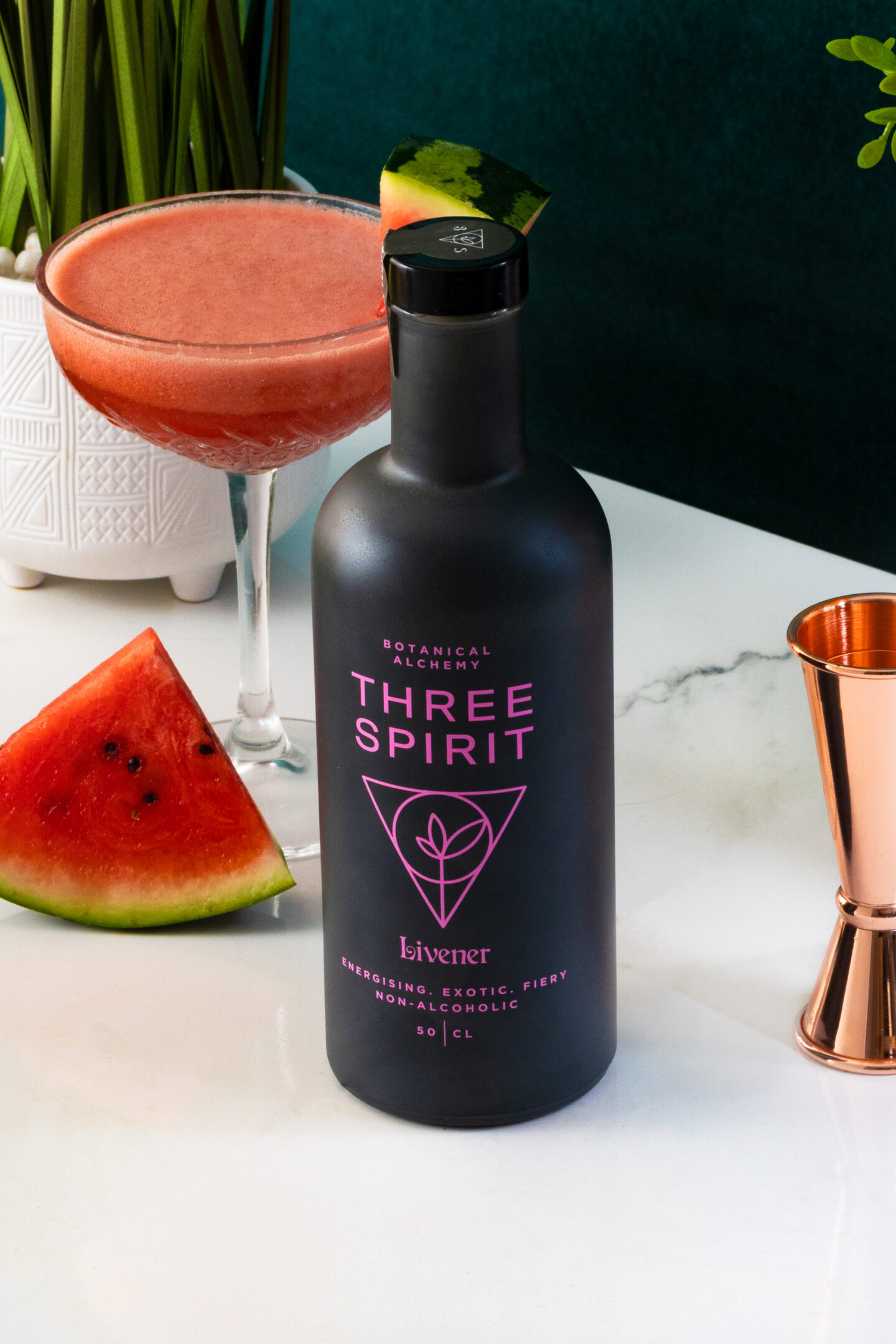 Watermelon Crush Mocktail with Three Spirit | The Sip Guide | Crafted ...